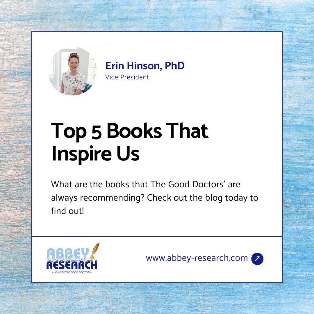 Top 5 Books That Inspire Us - Abbey Research