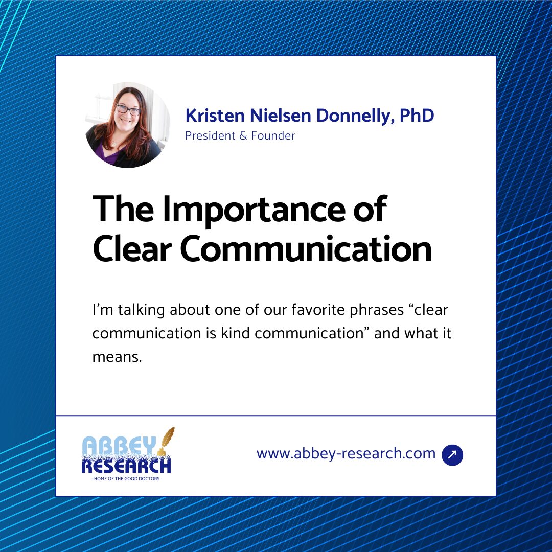 The Importance Of Clear Communication - Abbey Research
